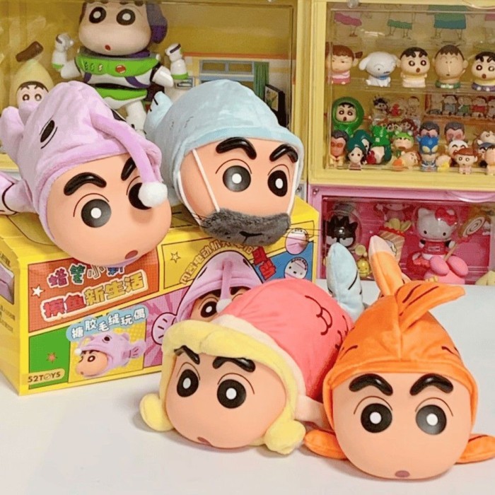 Jual 52TOYS CRAYON SHINCAN FLOPPY FISH BLIND BOX | Shopee Indonesia