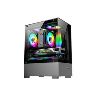 Jual Komputer INFINITY NOIR FREE 3 FAN - M-ATX GAMING CASE CASING PC ...