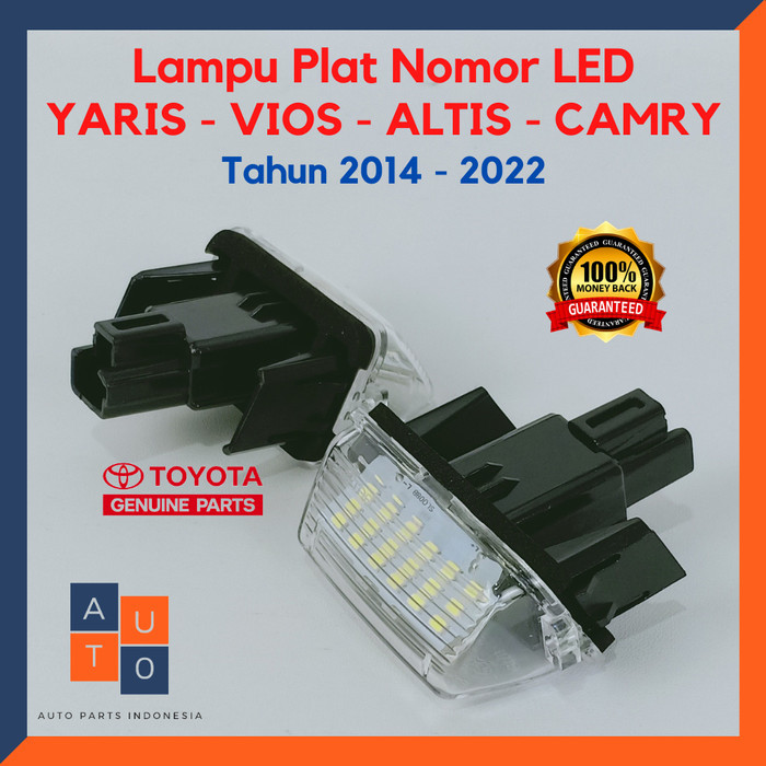 Jual LAMPU LED PLAT NOMER YARIS VIOS CAMRY ALTIS SIENTA TAHUN 2014 UP ...