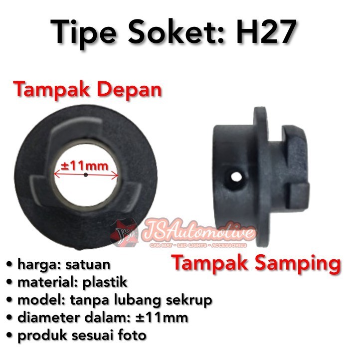 Jual ADAPTER UNTUK LED X3 / X5 / S1 SOKET H8/H9/H11/H16/HB3/HB4/HIR2 ...