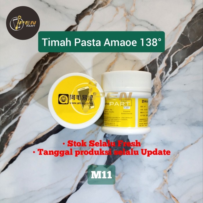 Jual TIMAH PASTA LOW TEMP AMAOE ORIGINAL SOLDER PASTE 138 | Shopee ...