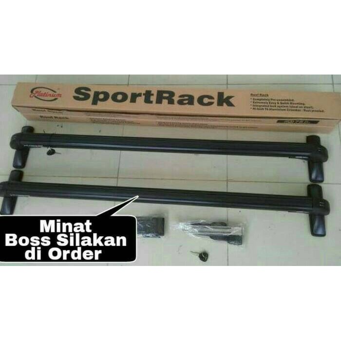 Jual Sport Rack / Kaki Rak / Bar Jepit Dy Mobil Universal Platinum ...