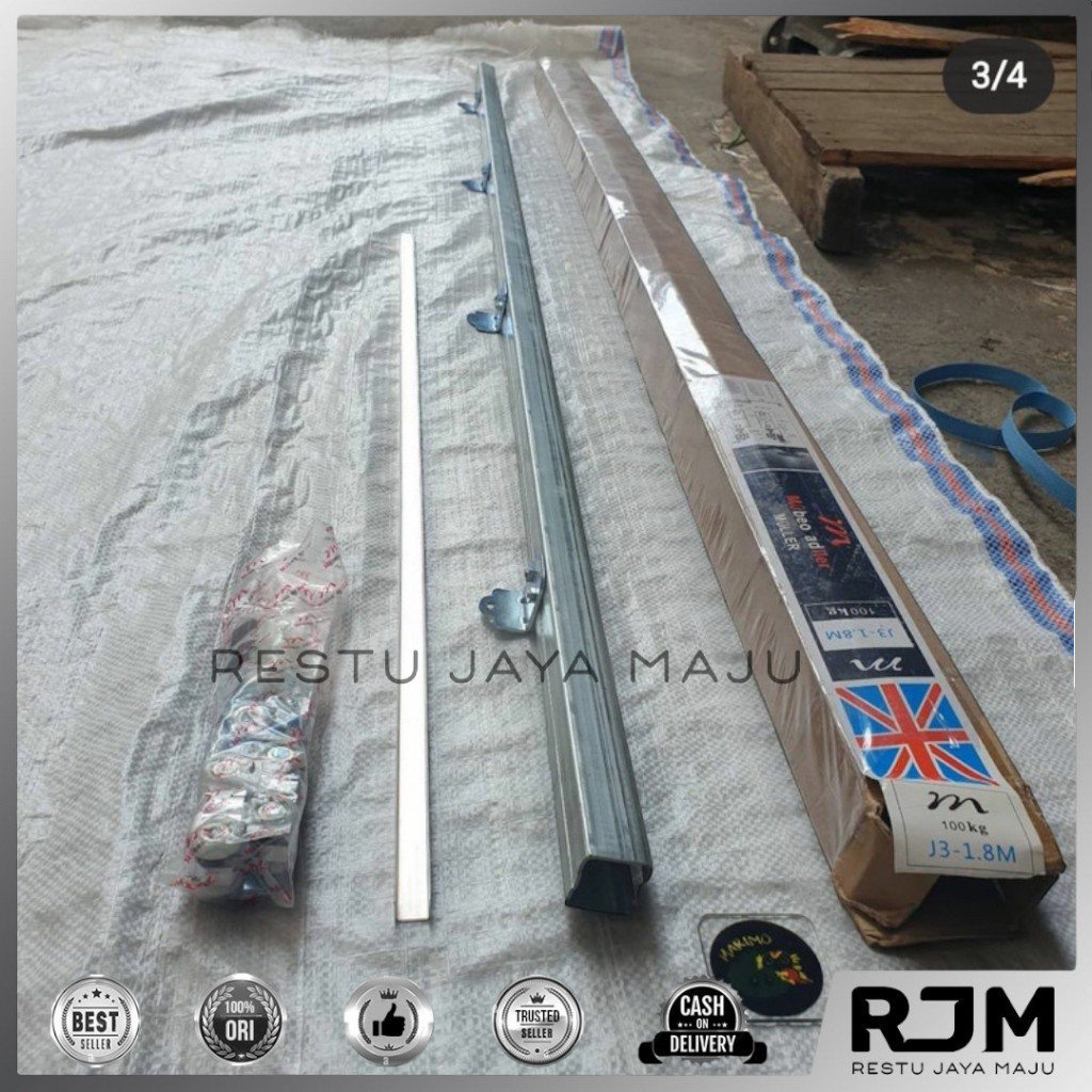 Jual MULLER Rel Pintu Sliding Rail Geser J3 J4 J5 | Shopee Indonesia