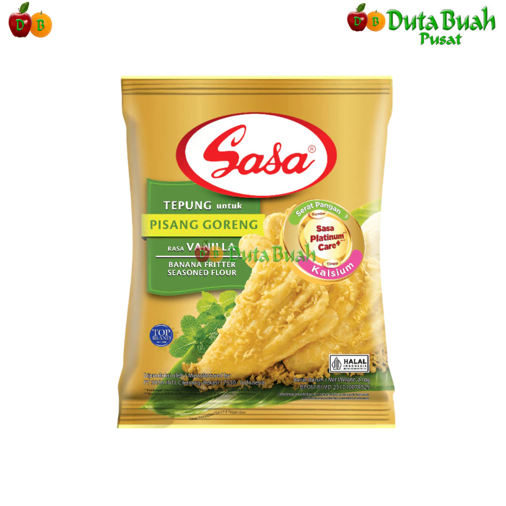 Jual DUTA BUAH Sasa Tepung Bumbu Pisang Goreng 210g | Shopee Indonesia