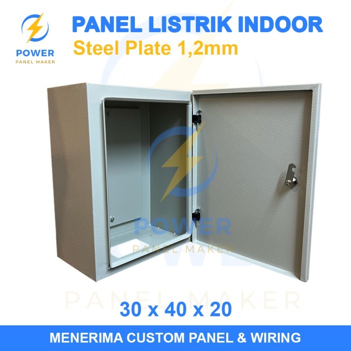 Jual Box Panel Listrik Indoor 80X60X20 Sphc 1.2Mm Ral 7032 | Shopee ...