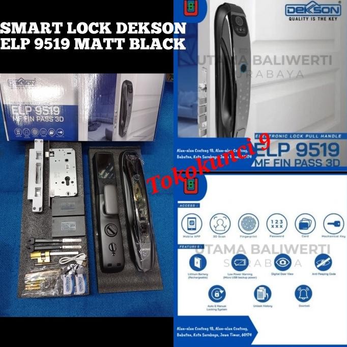 Jual Kunci Digital Dekson ELP 9519 MF Smart Door Lock Dekkson [terbaik ...
