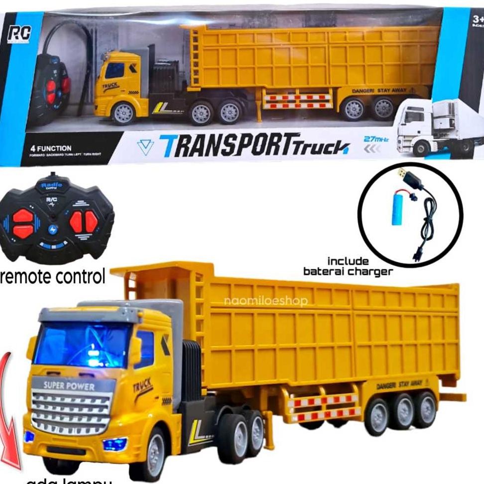Jual Mobil Dump Tru Rc Tru Pair Remote Control Lht Lampu Battery Bua ...
