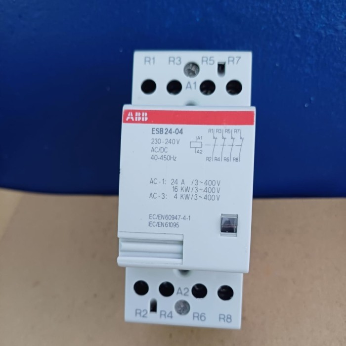 Jual TERBARU Kontaktor ABB ESB 24-04 Original ABB 230V - 240V ABB ...