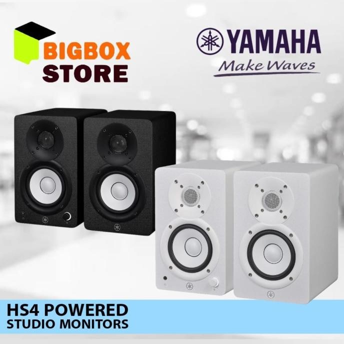 Jual Yamaha Studio monitor Speaker HS-4 / HS 4 / HS4 | Shopee Indonesia