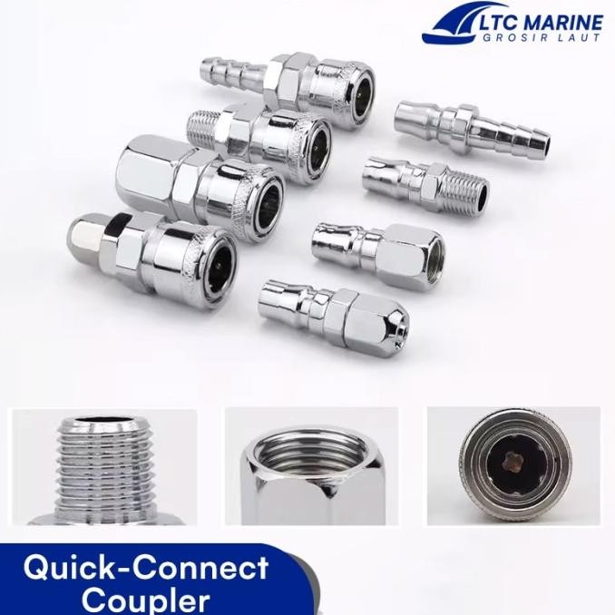 Jual [ITC] IMPA 351327 AIR QUICK COUPLER SM800 STAINLESS STEEL 1" QUICK ...
