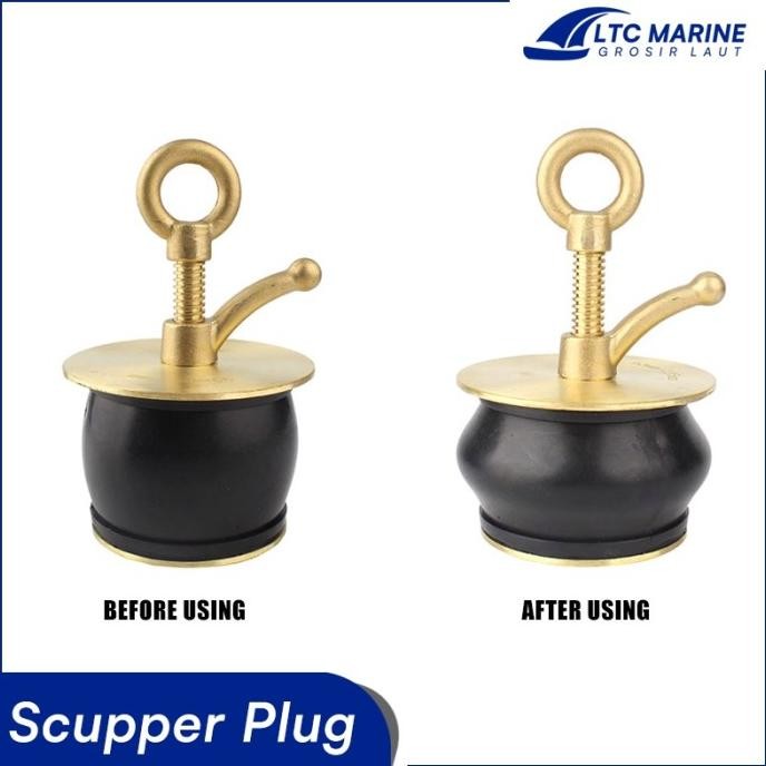 Jual [ITC] IMPA 232488B BRASS SCUPPER PLUG / PENYUMBAT KAPAL BAHAN ...