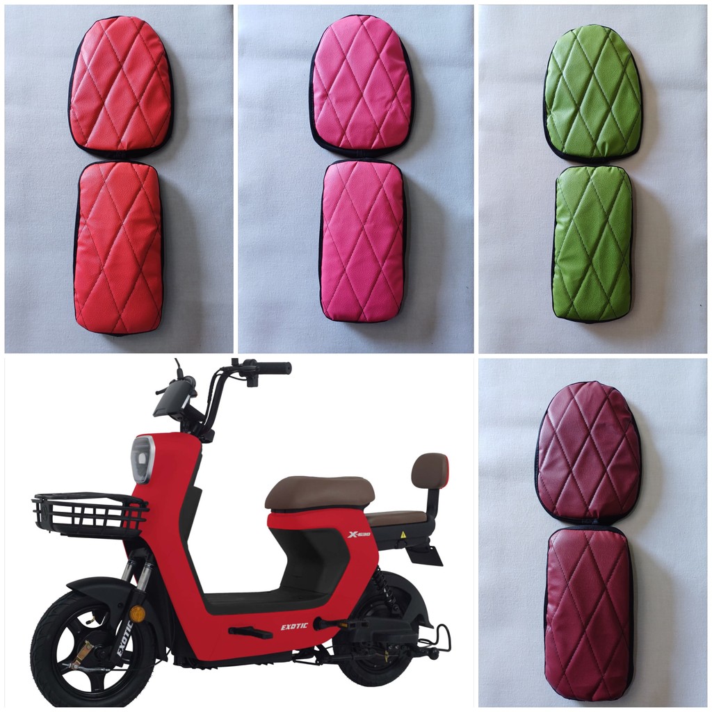 Jual Cover sarung jok sepeda listrik exotic x630 model WAJIT 1SET depan ...