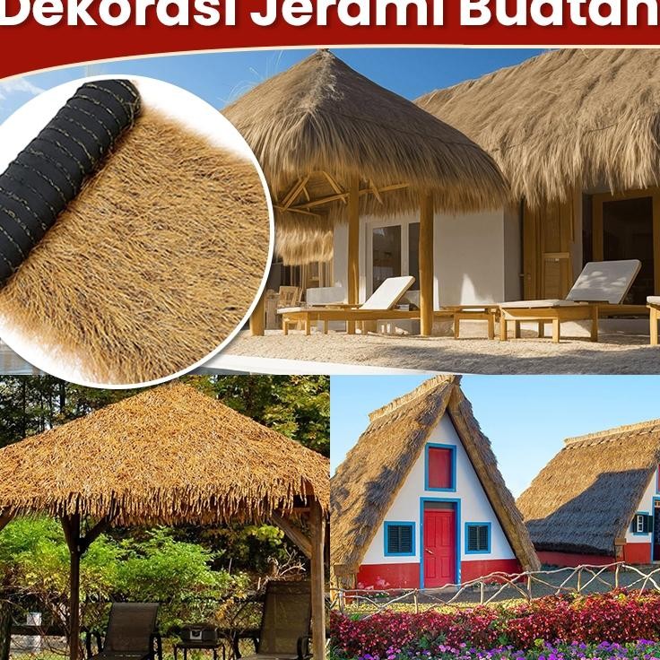 Jual Atap Rumput Inteti Beruantita Tinggi Gulungan Jera Buatan Untu Bar ...