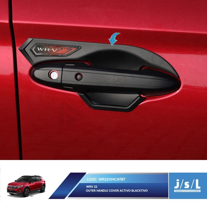 Jual Honda WRV Outer Handle Cover Activo Blacktivo JSL Mangkok Pintu | Shopee Indonesia