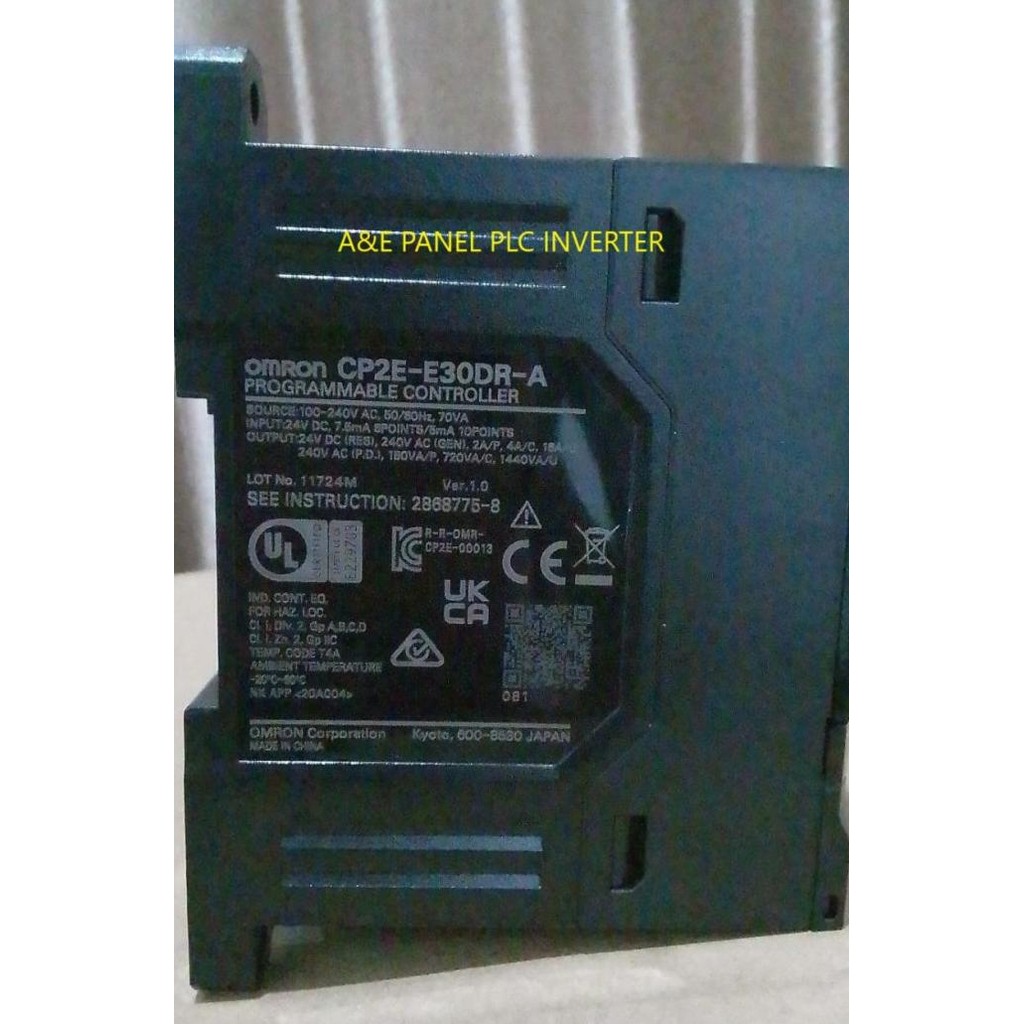 Jual Spesial Plc Omron Cp2E-E30Dr-A Cp2E E30Dra Cp2Ee30Dra E30Dr A Ethernet 30Io | Shopee Indonesia