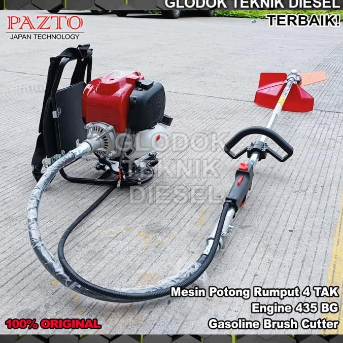 Jual Pazto Mesin Potong Rumput Gendong 4 Tak Stroke Brush Cutter BG 435 ORI | Shopee Indonesia