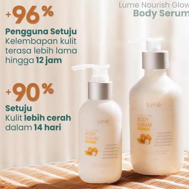 Jual Lume Nourih Glow Body Erum Lotion Ghtening Whitening Cerah ...