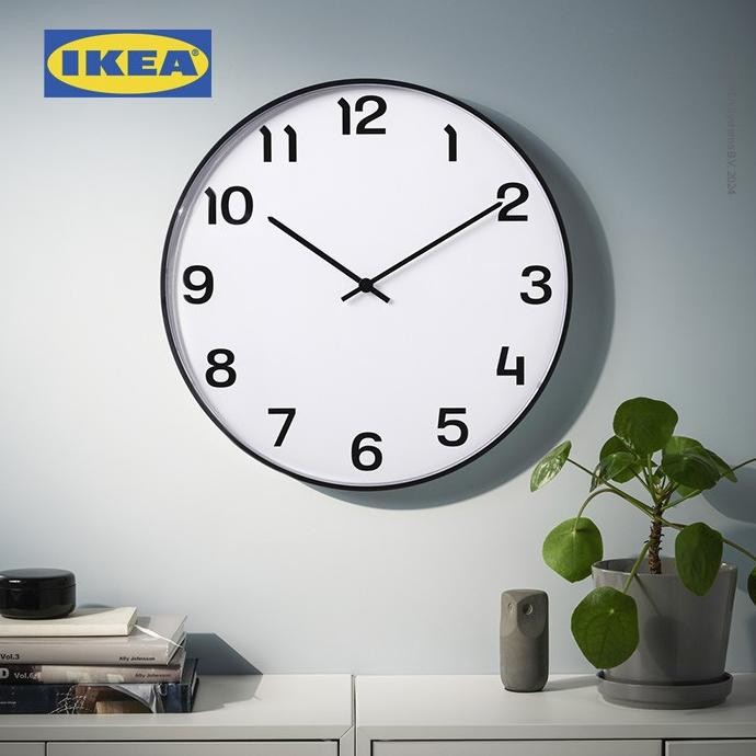 Jual IKEA PLUTTIS Jam Dinding Klasik 52cm | Shopee Indonesia