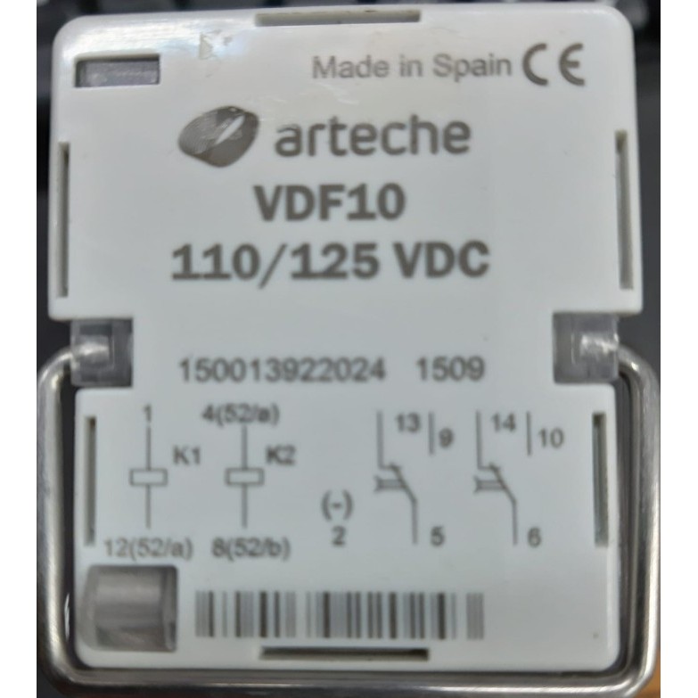 Jual Arteche VDF10 VDF-10 110/125VDC Trip Circuit Supervision Relay ...