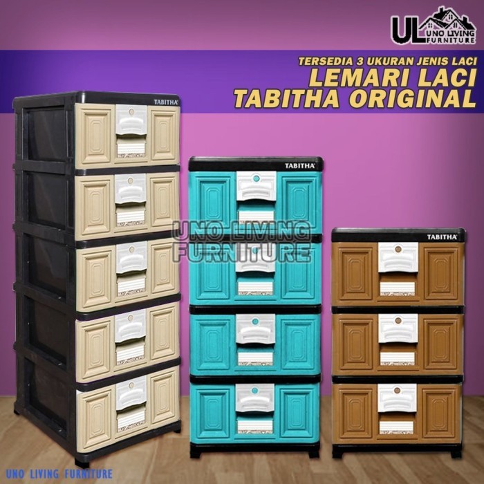 Jual Lemari Lemari Laci Tabitha Lemari Plastik Pakaian Serbaguna ...