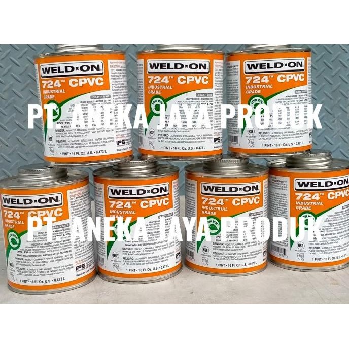 Jual Promo LEM PIPA CPVC - WELD ON 724 UKURAN 473ML - PROMO COD | Shopee Indonesia