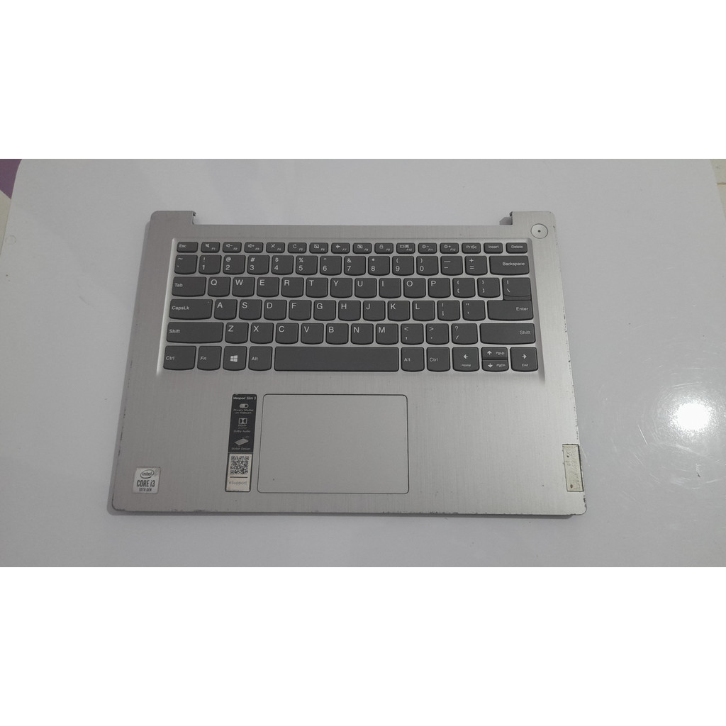 Jual FRAME KEYBOARD LAPTOP LENOVO IDEAPAD SLIM 3 14IGL ORIGINAL SILVER ...
