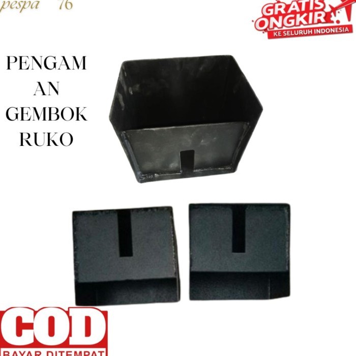 Jual PENGAMAN GEMBOK RUKO ANTI MALING / BOX PENGAMAN FOLDING GATE ...