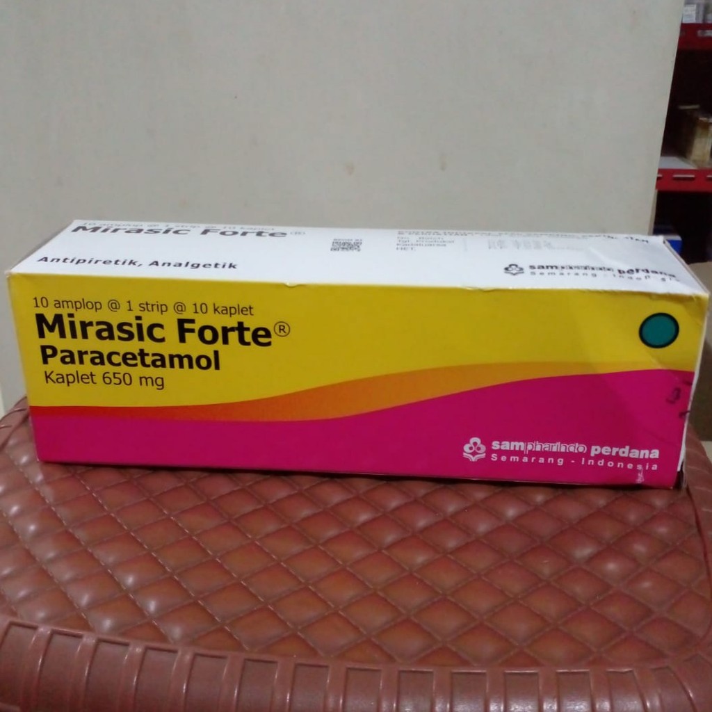 Jual Mirasic Forte 650 Mg (1 Box = 10 Strip = 100 pcs) | Shopee Indonesia