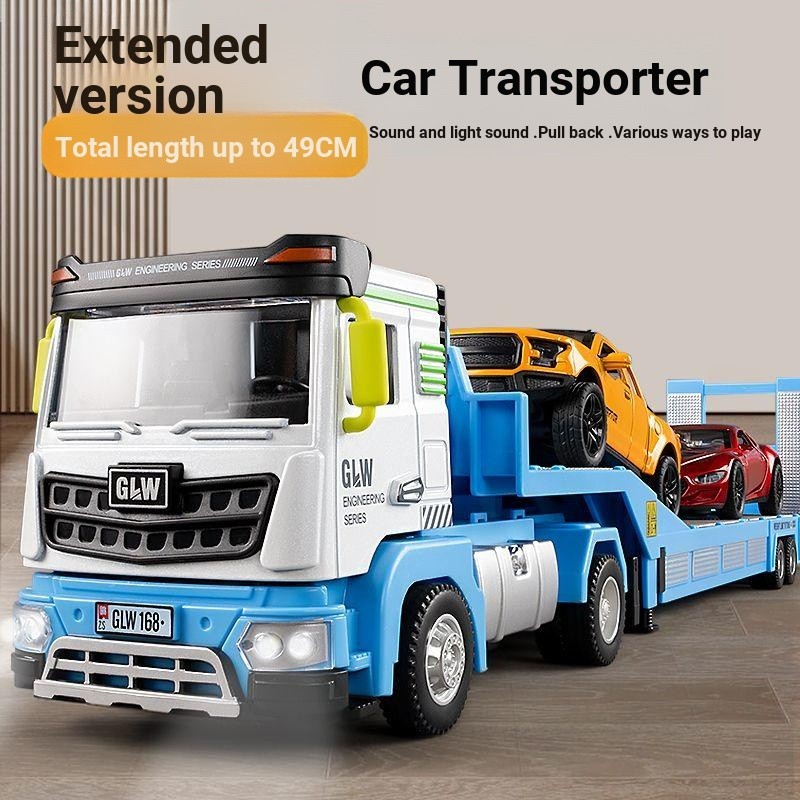 Jual Mobil Mainan Anak-anak Trailer Flatbed Paduan Mainan Anak Laki ...