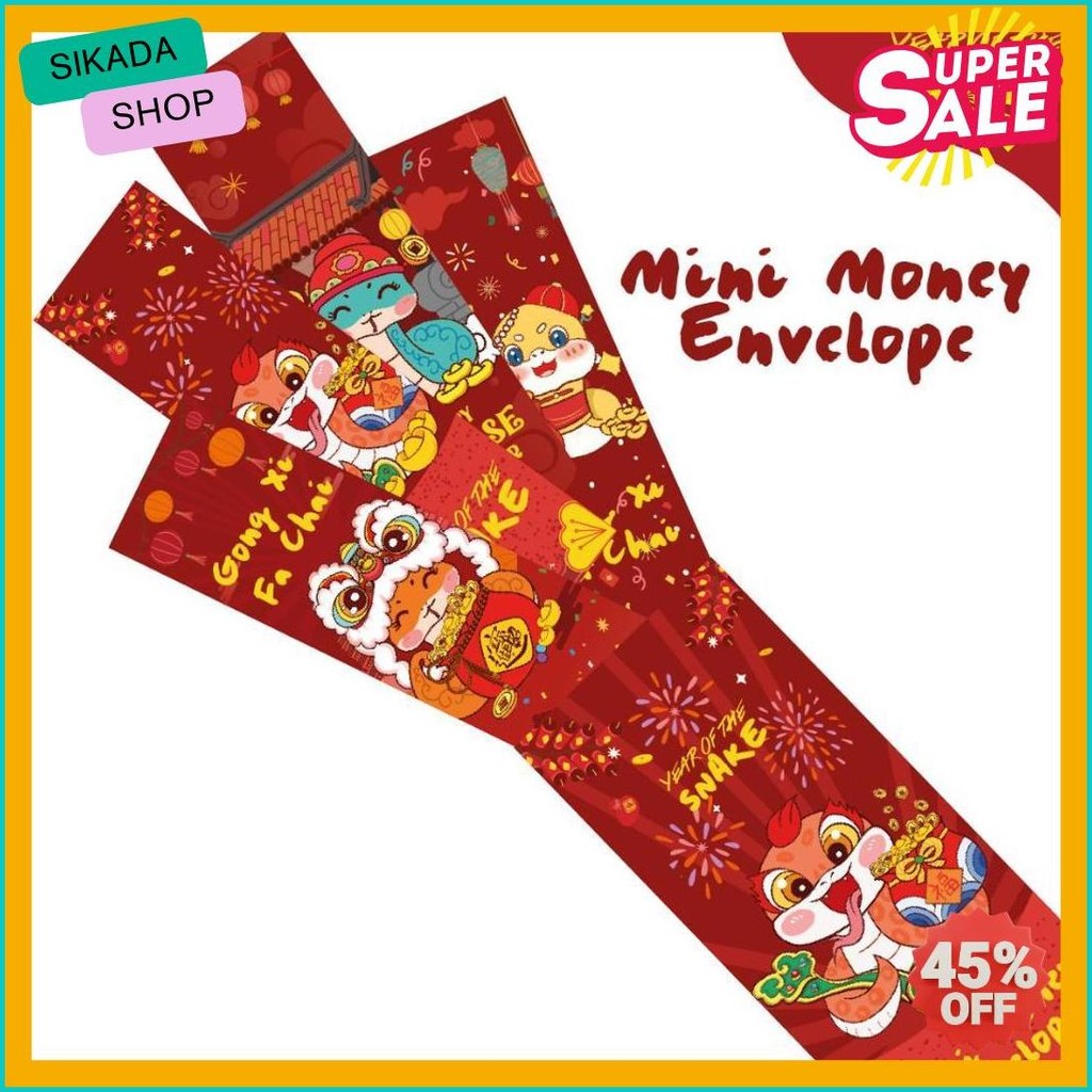 Jual Angpao Mini 12 Pcs Money Envelope Games Angpao Kocok Tahun Ular ...