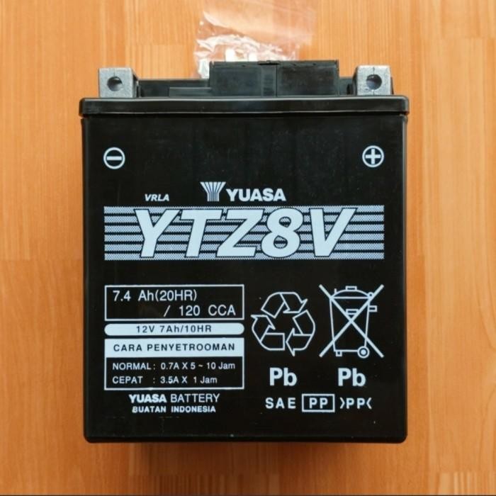 Jual Aki Kawasaki W175 / KLX 150 / KLX 250 - Accu MF Yuasa YTZ8V Import Premium | Shopee Indonesia