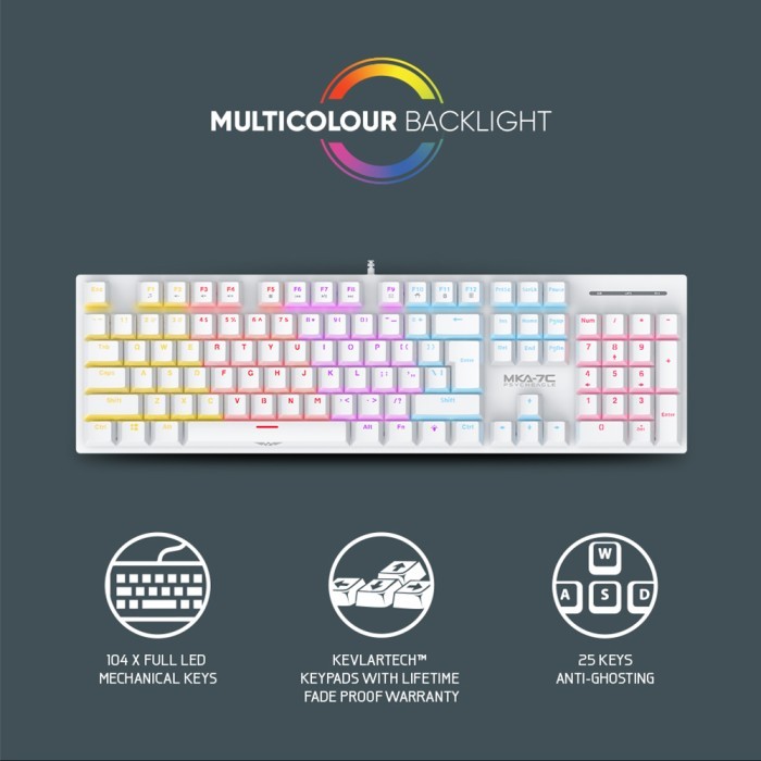 Jual Onlyone Keyboard Mechanical Gaming Armaggeddon MKA 7C Psycheagle ...