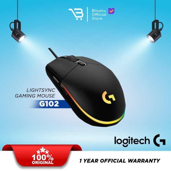Jual Onlyone Logitech G102 RGB v2 Lightsync - G102LS G203 RGB Gaming Mouse | Shopee Indonesia