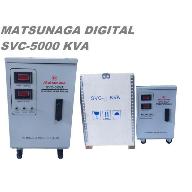 Jual MATSUNAGA STAVOL STABILIZER 5000 WATT 5KVA PENSTABIL TEGANGAN ...