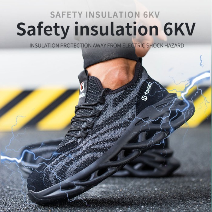 Jual Jual Sepatu Safety Anti Rusak Anti Listrik Insulasi 6Kv Steel Toe ...
