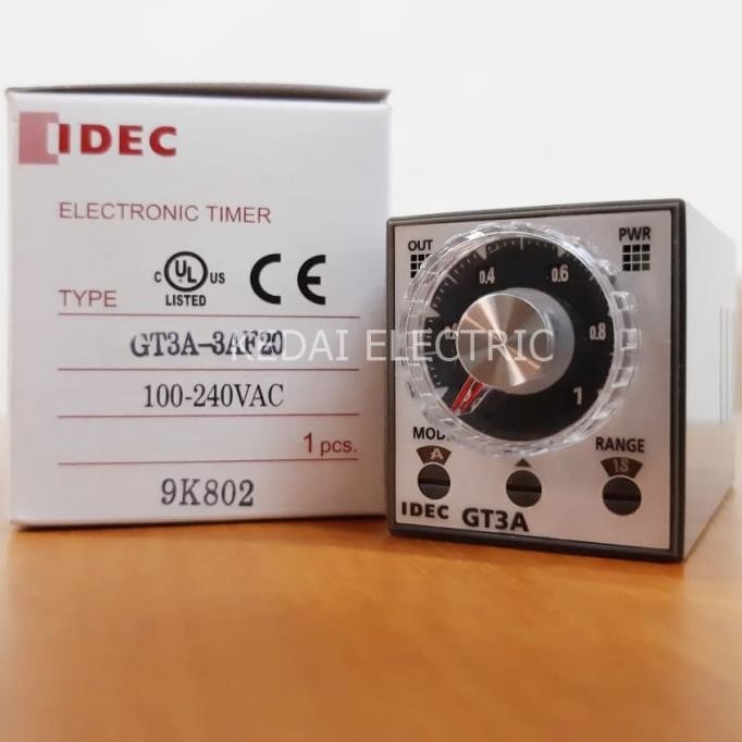 Jual new idec electronic timer 100-240v ac gt3a-3af20 | Shopee Indonesia