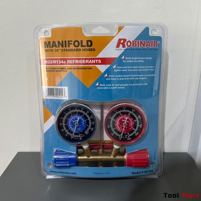 Jual new manifold ac r22 r134a robinair 40153 | Shopee Indonesia