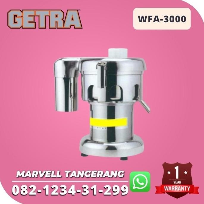 Jual JUICE EXTRACTOR GETRA WFA 3000 MESIN PEMISAH SARI BUAH DENGAN ...
