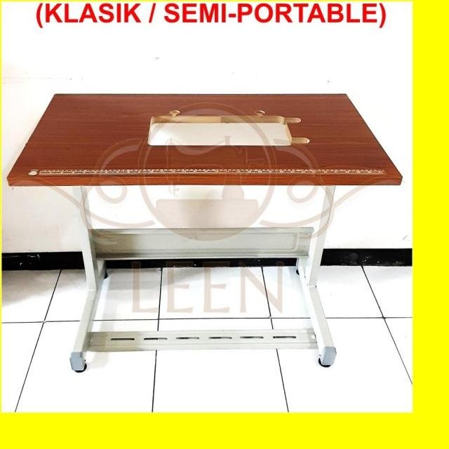 Jual Meja Mesin Jahit Singer Butterfly Klasik / Semi Portable Bolong ...