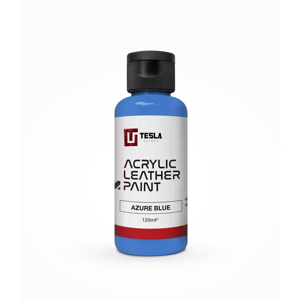 Jual ACRYLIC LEATHER PAINT - 120ML - AZURE BLUE | Shopee Indonesia