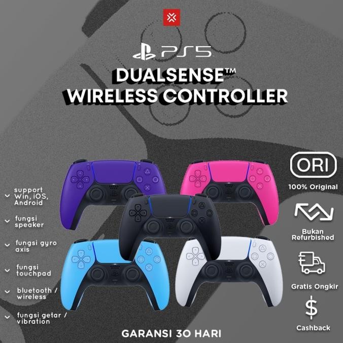 Jual DUALSENSE Stik Stick PS5 Controller Joystick Gamepad ORIGINAL | Shopee Indonesia