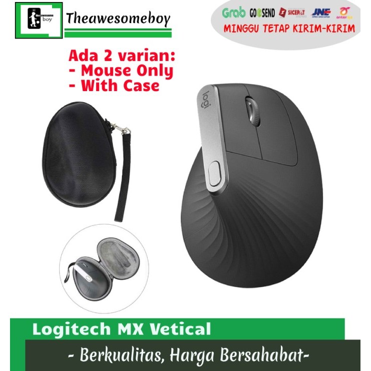 Jual Logitech MX Vertical Advanced Ergonomic Premium Mouse 4000 DPI | Shopee Indonesia