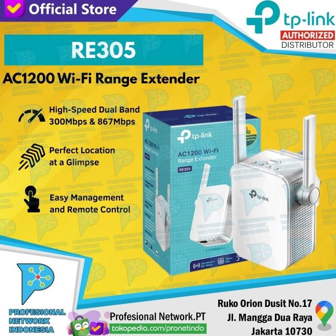 Jual TP-LINK RE305 AC1200 WiFi Range Extender Wall Plugged | Shopee ...