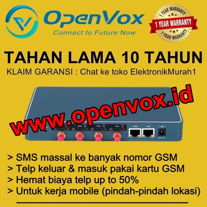 Jual GSM GOIP Gateway OpenVox SWG-M204G - 4 Port GSM | Shopee Indonesia