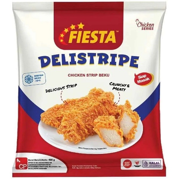 Jual FIESTA CHICKEN DELISTRIPE 400 GR | Shopee Indonesia