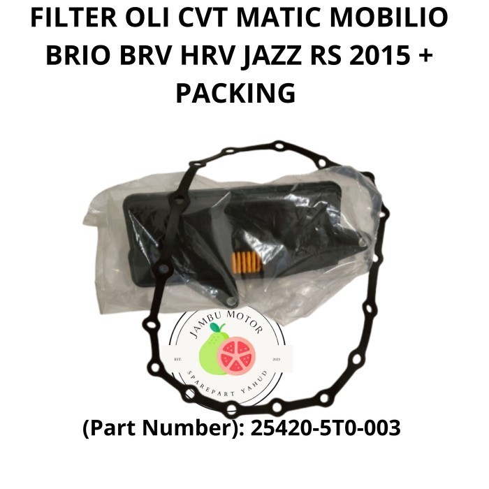 Jual FILTER OLI CVT MATIC MOBILIO BRIO BRV HRV JAZZ RS 2015 + PACKING ...
