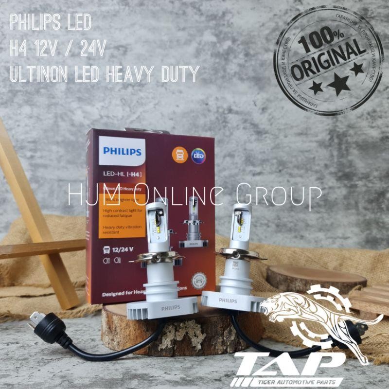 Jual Bohlam Lampu Philips Ultinon Led H4 6000K 12V - 24V 15W Putih ...