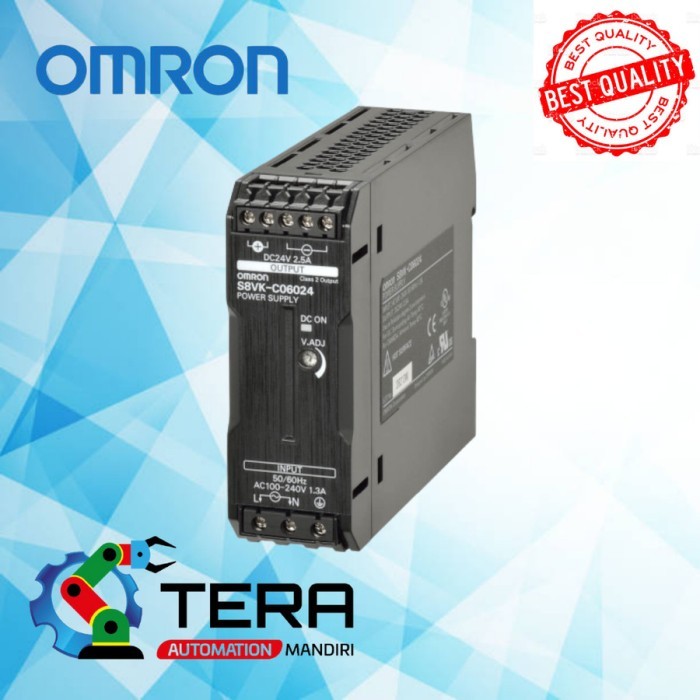 Jual BISA GOSEND! POWER SUPPLY S8VK-C06024/ED2 OMRON DIN RAIL MOUNT-24V DC 2.5A READY ST ...