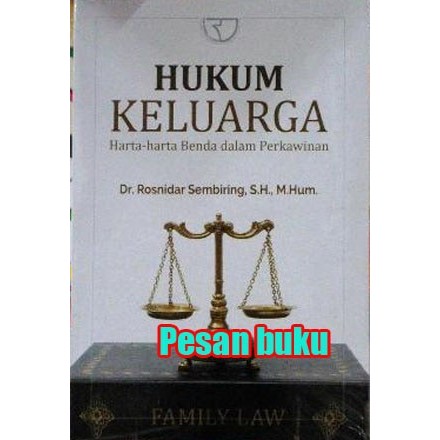 Jual TERBARU Buku Hukum Keluarga, Harta - Harta Benda dalam Perkawinan - Rosnidar S | Shopee ...