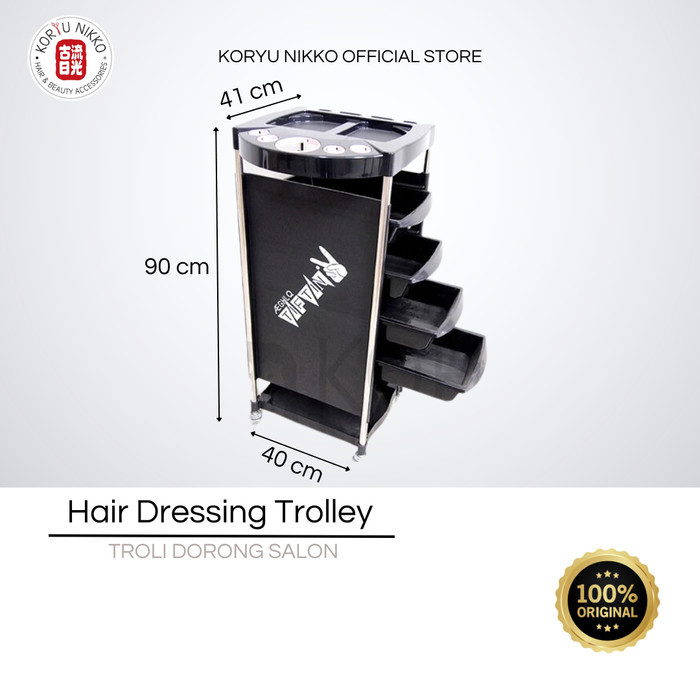 Jual TERBARU Koryu Nikko Troli Dorong Salon (Hair Dressing Trolley ...